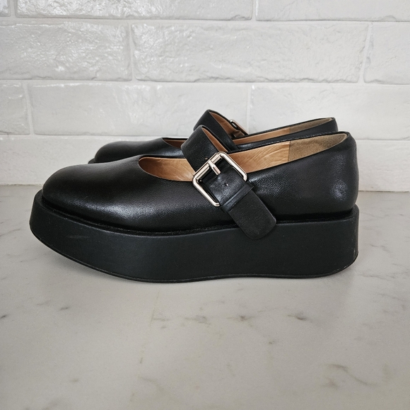 The Row | Shoes | The Row Size 35 Platform Ava Mary Jane Black Leather ...
